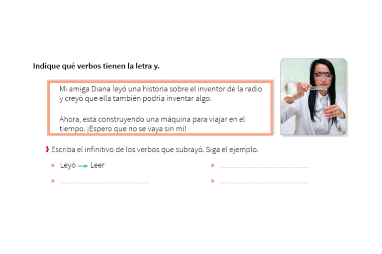 Indique Qué Verbos Tienen La Letra y | PDF