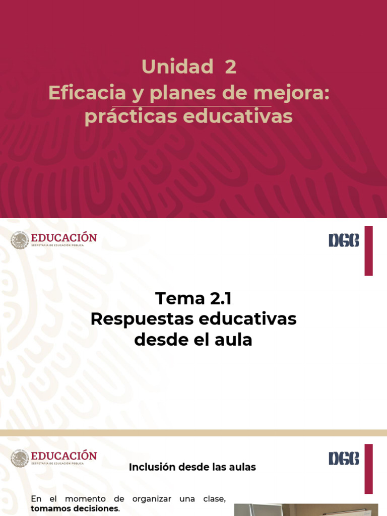 Educación Inclusiva-Unidad 2 | Descargar gratis PDF | Aprendizaje | Evaluación