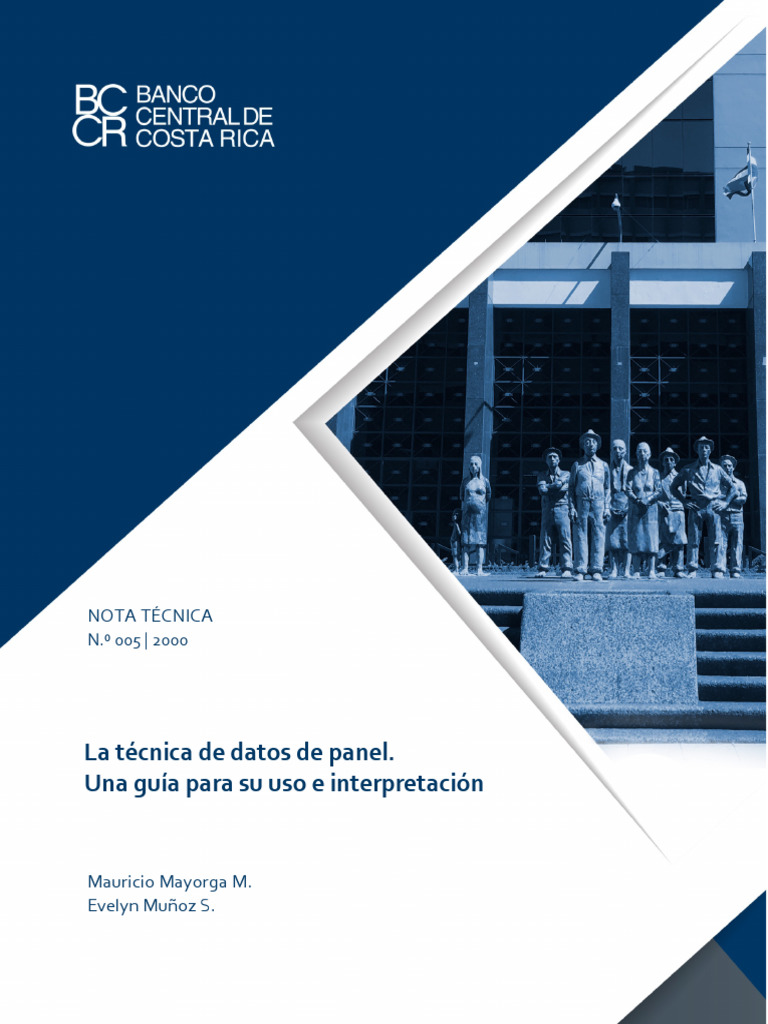 Guía Técnica: Uso de Datos de Panel | PDF | Mínimos cuadrados ordinarios | Análisis de regresión