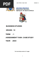 Grade 11 Tsotsi Notes | PDF