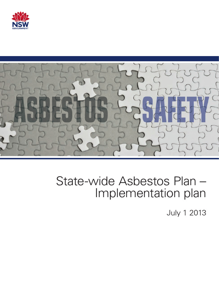 State Wide Asbestos Plan 4886 | PDF | Asbestos | Waste