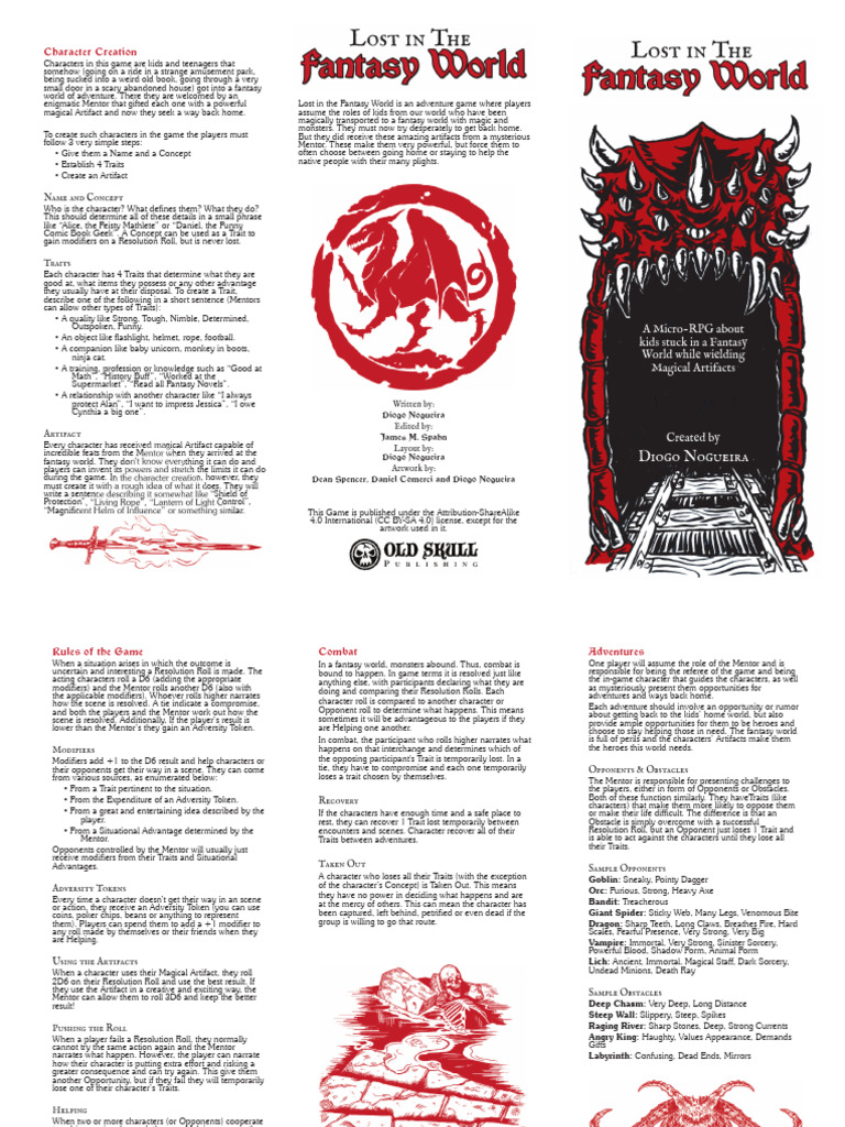 Lost in The Fantasy World | PDF