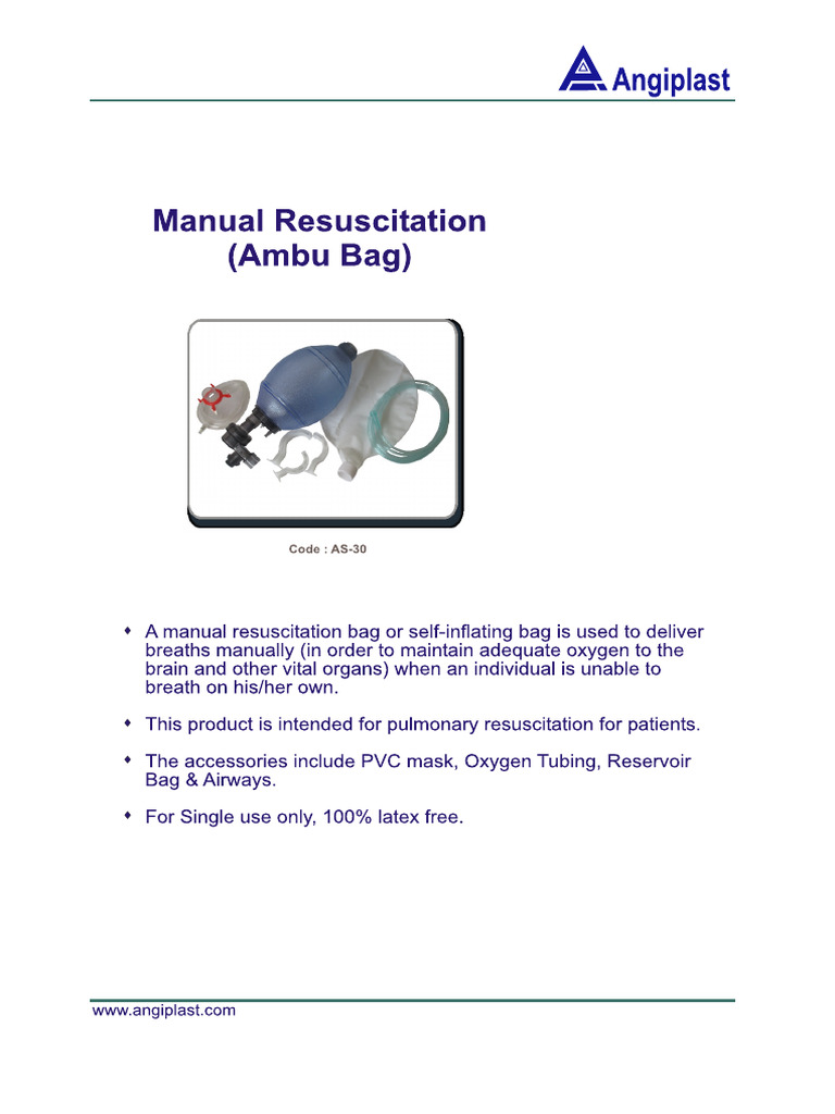ambu-bag---manual-resuscitation | PDF