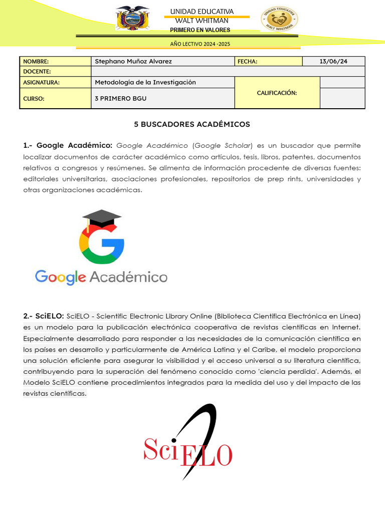 Encabezado de Tareas | PDF