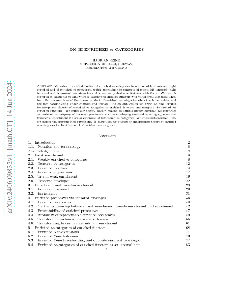 2406 09832v1 | PDF | Mathematical Structures | Category Theory