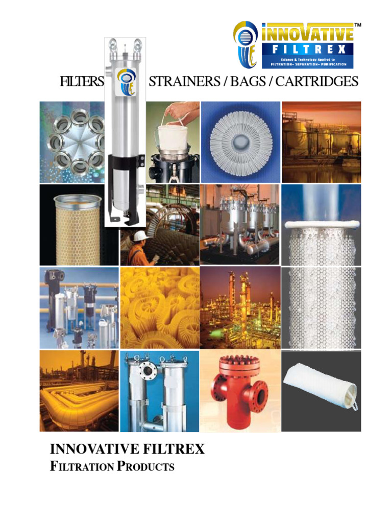 Innovative Filtrex Master Catalogue | PDF | Filtration | Pipe (Fluid ...