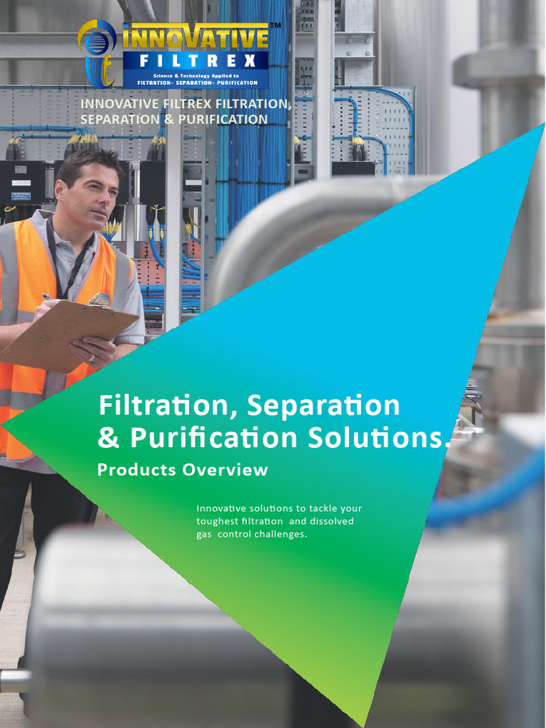 INNOVATIVE FILTREX Solutions | PDF | Filtration | Membrane Technology