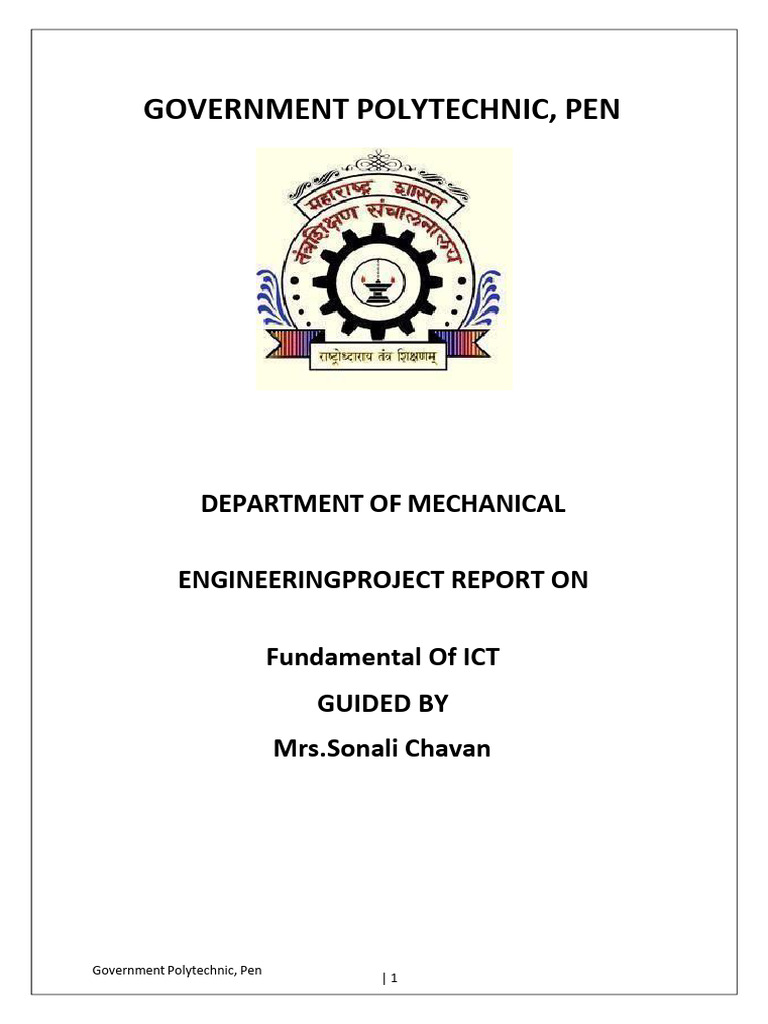 ICT micro-project (1-6) | PDF | Vehicles | Transport