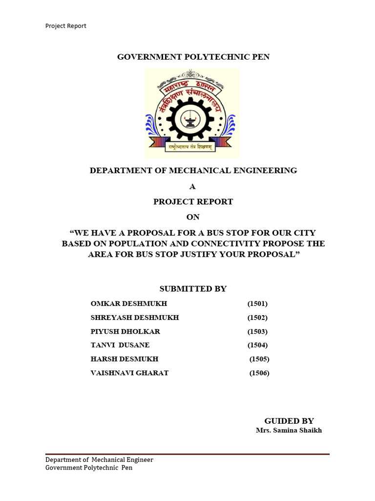 Maths Micro Project (Mei-1) 2022-2023 | PDF | Bus | Mumbai