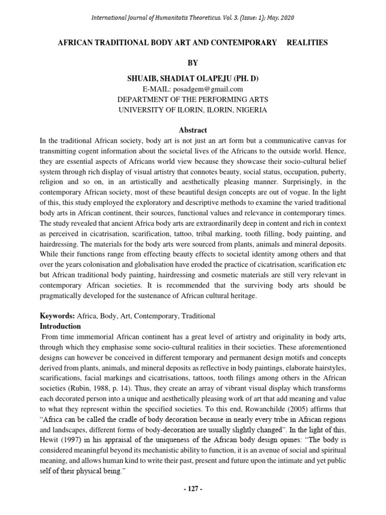 African Communication System 1 | PDF | Hairstyle | Cosmetics