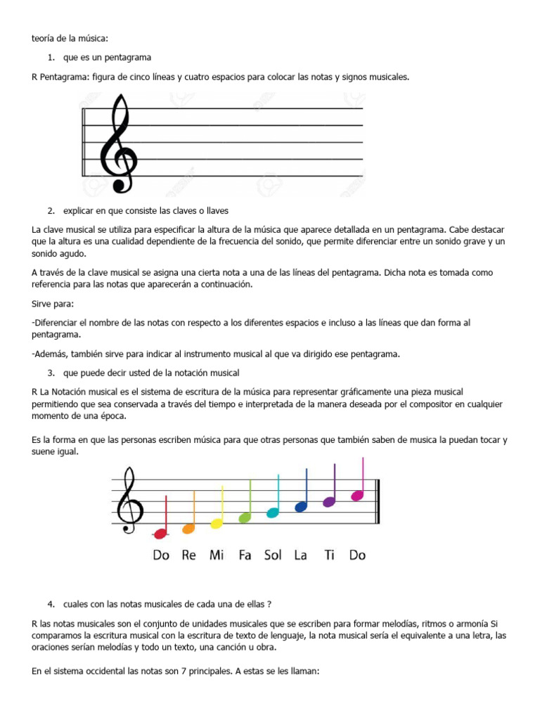Teoría de La Musica | PDF