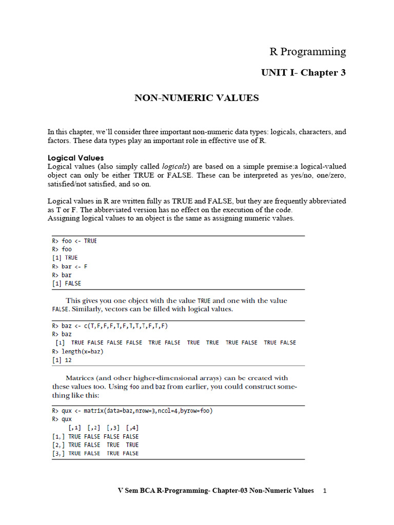 R_Chapter 3 | Download Free PDF | Matrix (Mathematics) | String (Computer Science)