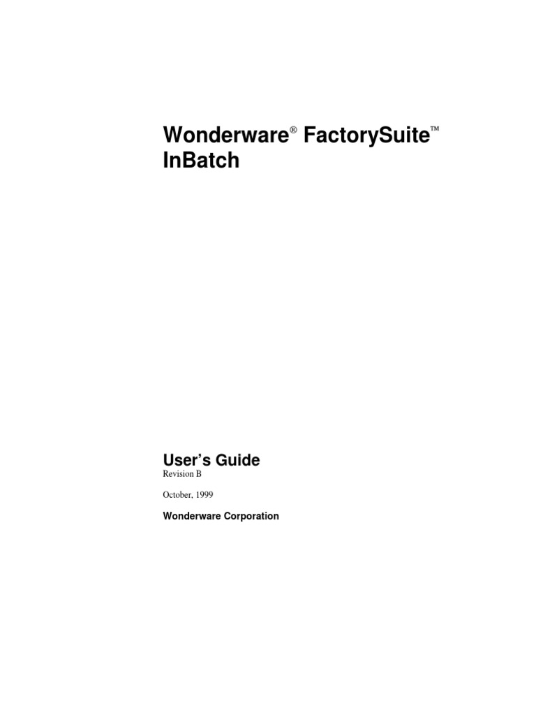 Manual Inbatch | PDF | Trademark | Databases