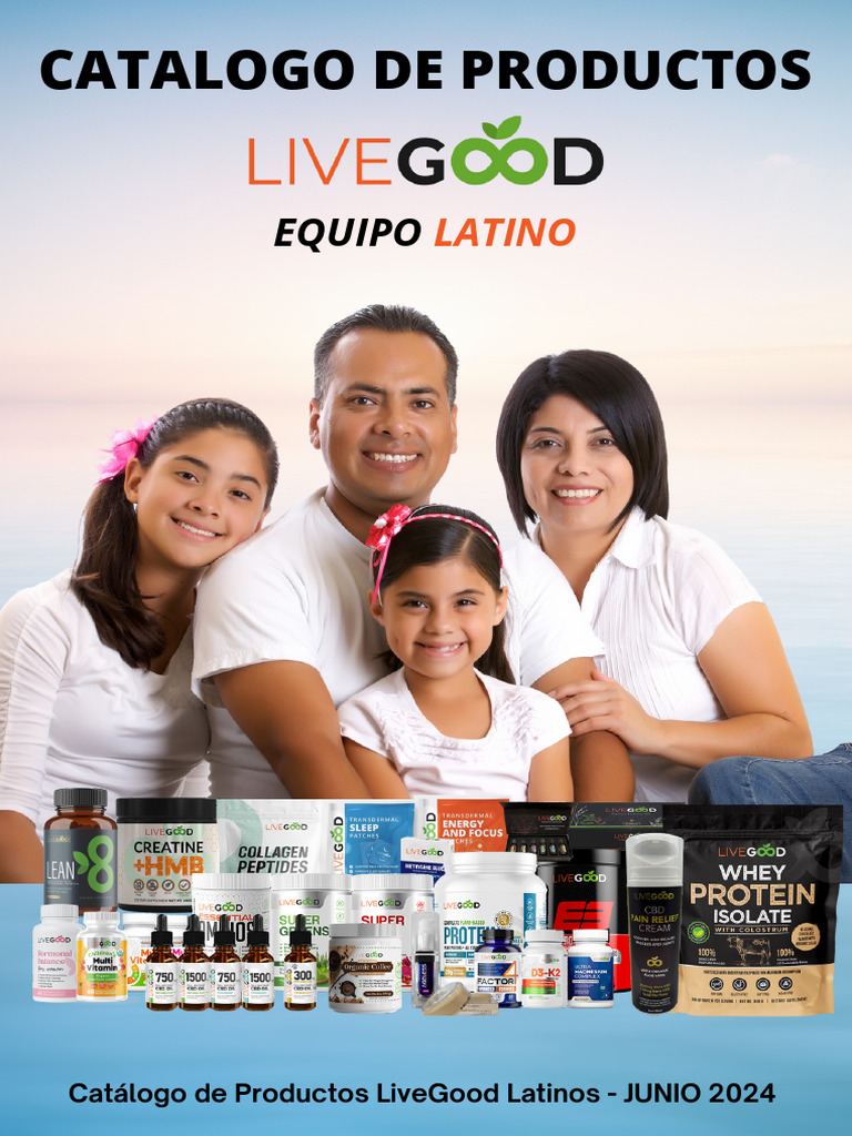 6-3-24 Nuevo Catalogo de Productos Livegood | PDF | Vitamina D | Vitamina