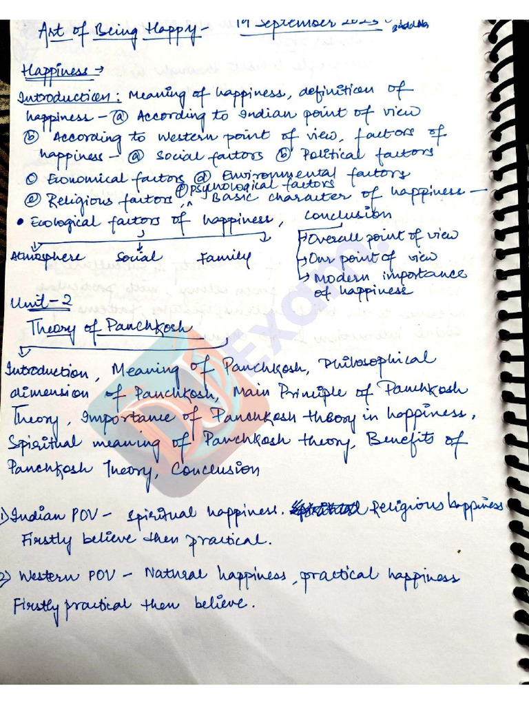 art-of-being-happy-notes | PDF