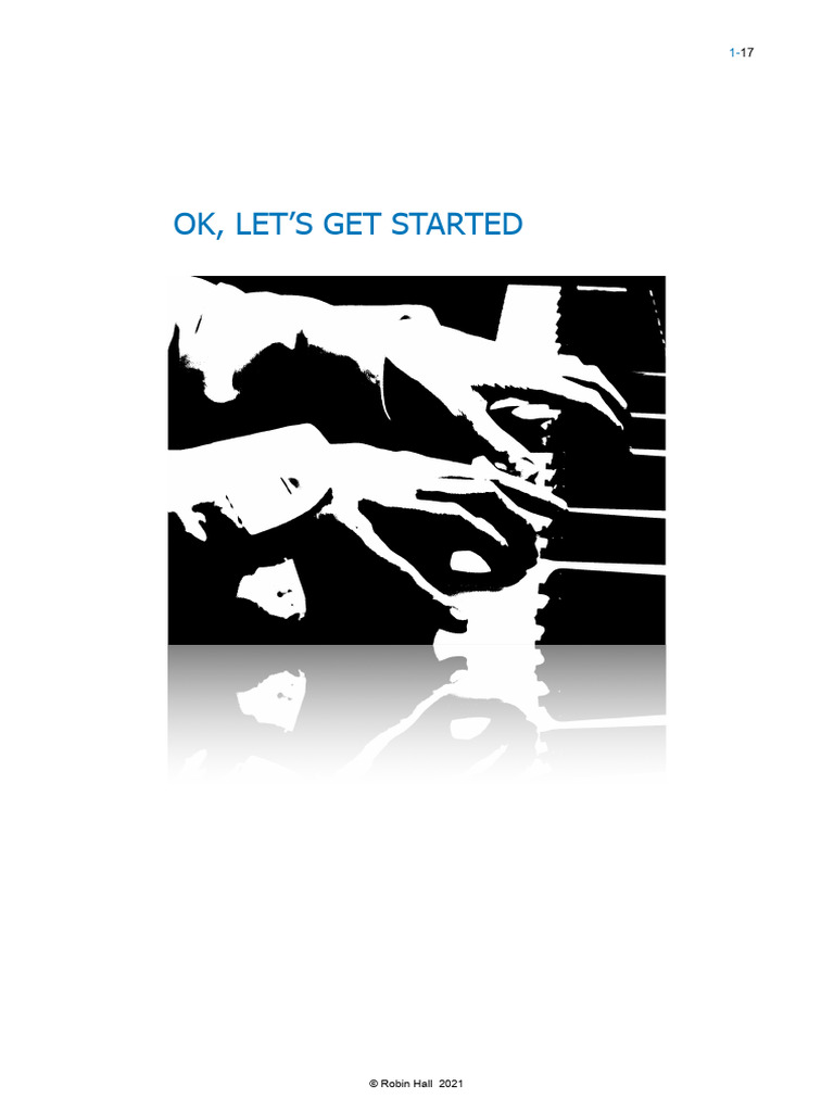 1 - 17 20 Lets Get Started | PDF | Computer Keyboard | Musicology