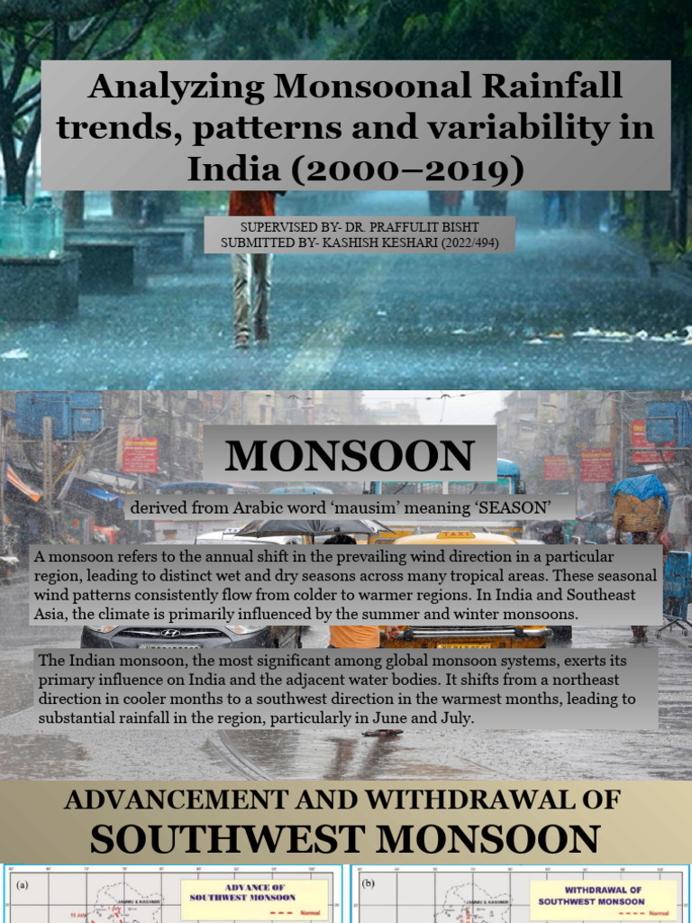 Climatology Presentation | PDF | Monsoon | Rain