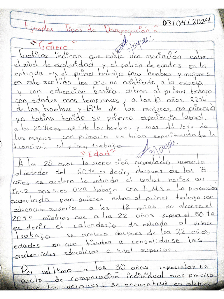 Tipos de Desagregación | PDF