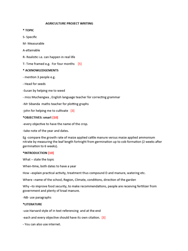 Agriculture Project Writing | PDF | Fertilizer | Manure
