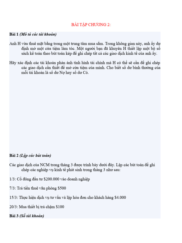 bài tập từng chương NLKT | PDF