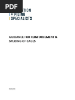 Lifting Guidelines for Reinforcement Cages | PDF