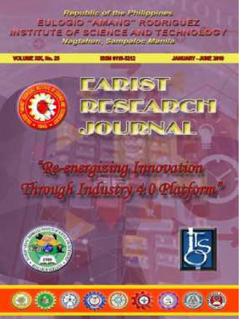 EARIST RESEARCH JOURNAL 2019 January June Final Revised | PDF | Capacitor | Telephone