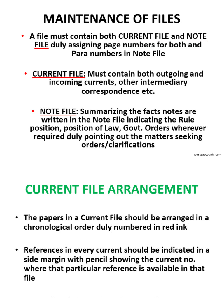 Office Procedures and File Management | PDF