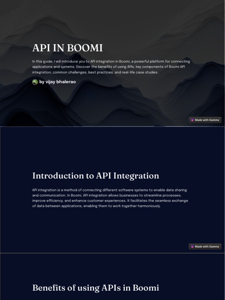 Api In Boomi Pdf System Enterprise Resource Planning