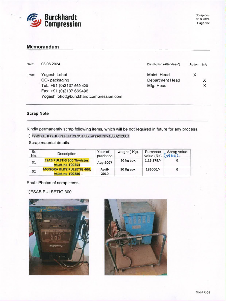Scrap Note-2024-25-1 | PDF