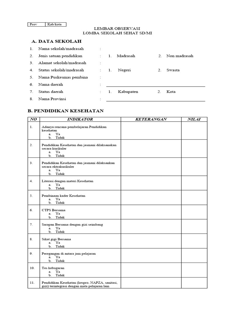 Kuesioner LSS Berbasis Stratifikasi-1 | PDF