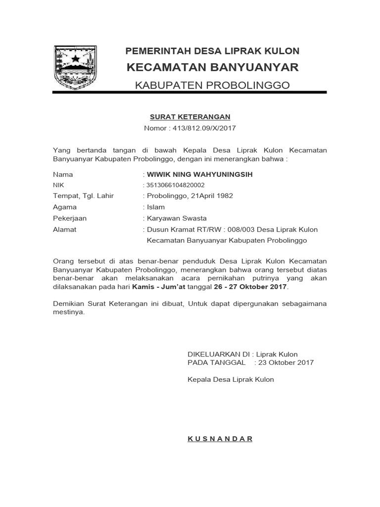 Surat Keterangan (Sampurna) | PDF | Olahraga & Rekreasi