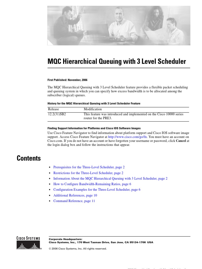 Cisco Hierarchical Queues | PDF | Asynchronous Transfer Mode | Quality Of Service
