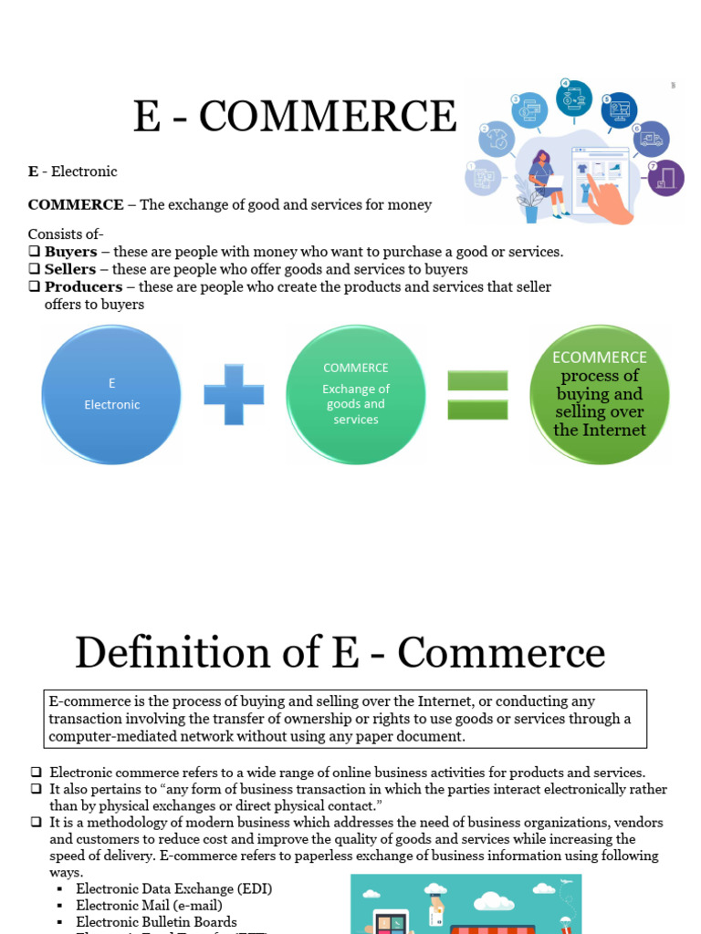 Ecommerce | PDF | E Commerce | Commerce