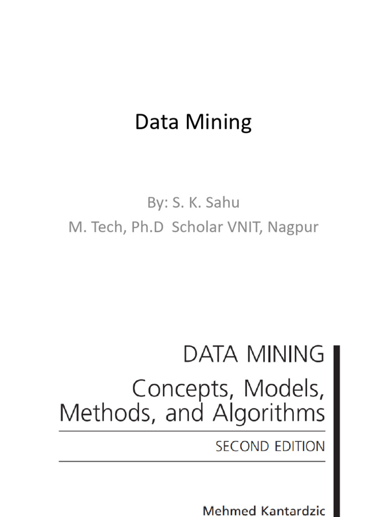 Module-1 C1-C2 | PDF | Data Mining | Data