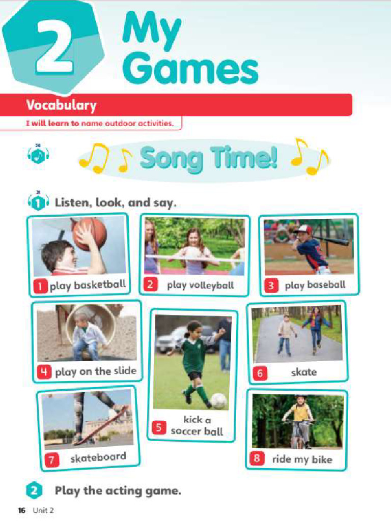 Big English 2 Unit 2 | PDF