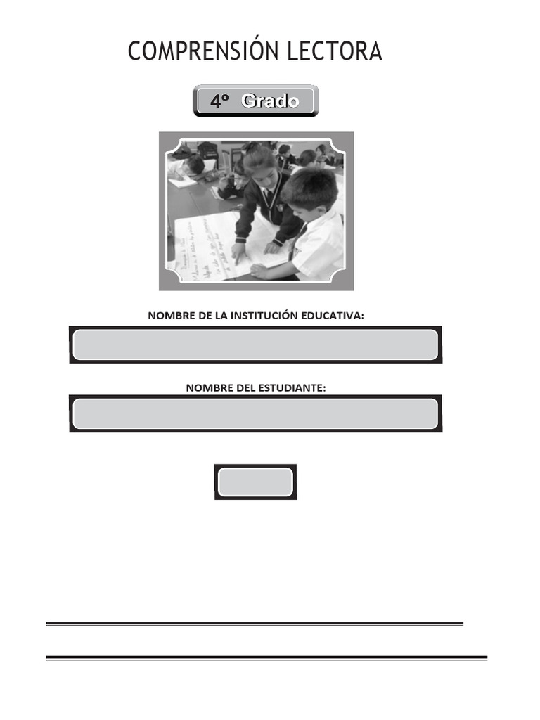 ECE Comprensión Lectora de 4 | PDF