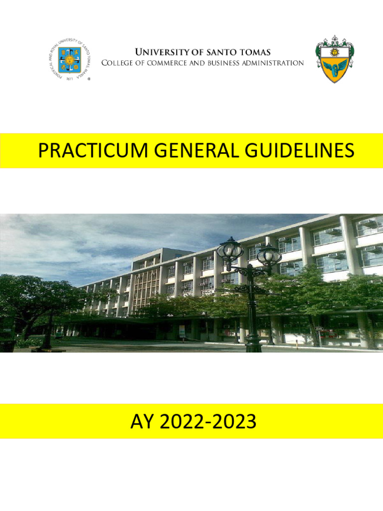 Prac Guidelines Ay 2022 2023 | PDF | Occupational Safety And Health ...