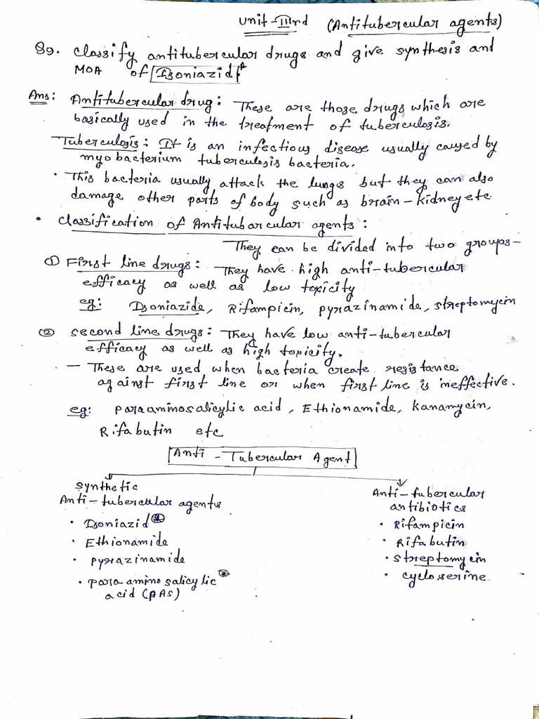 Med Chem Unit 3 | PDF