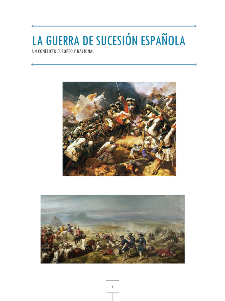 La Guerra de Sucesión Española: Orígenes y Consecuencias | PDF ...