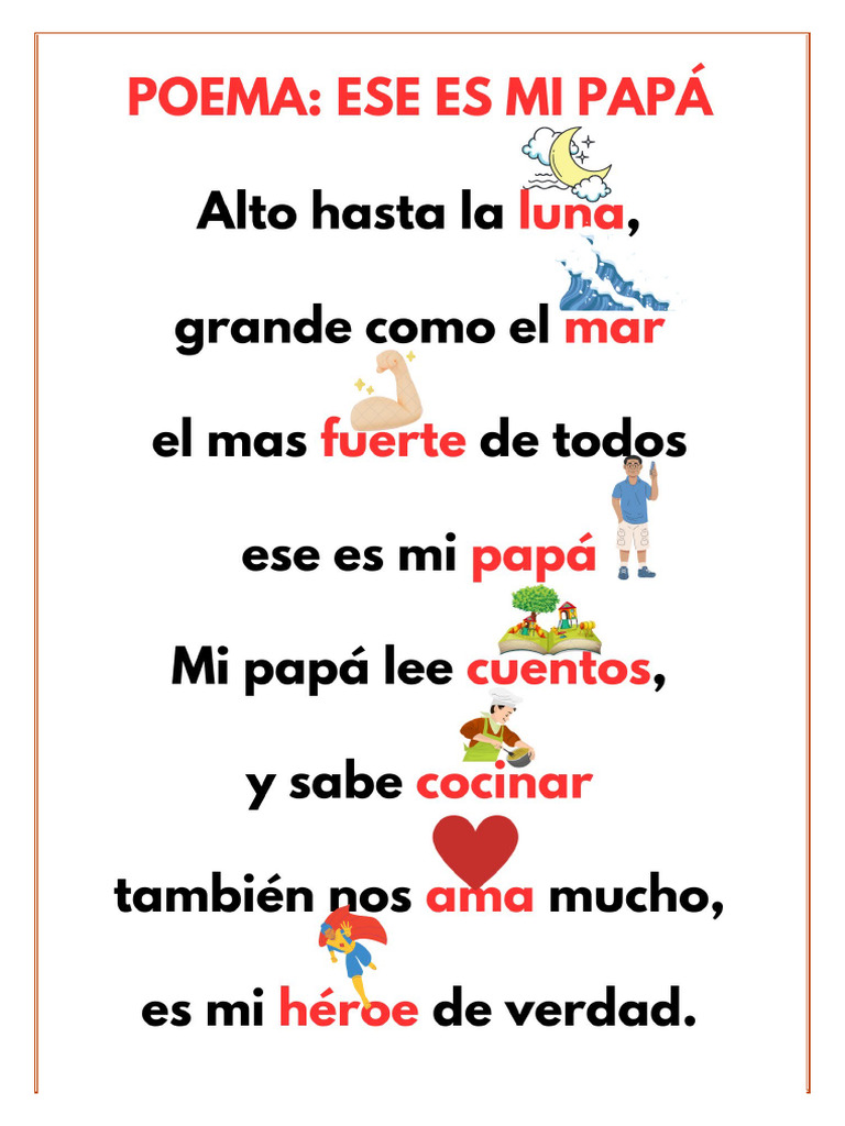 S13-04-06-2024-Anexo 1-Poesía Ese es mi papá | PDF