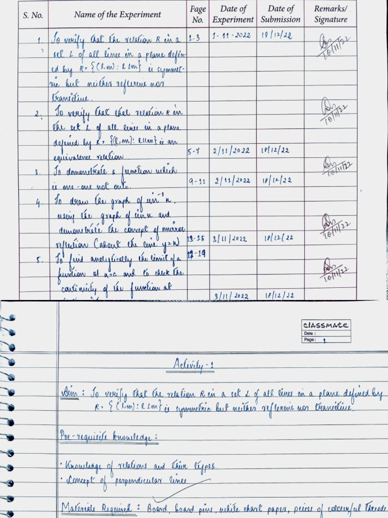 Maths Practical | PDF