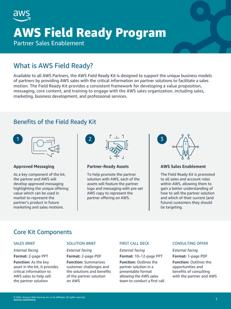 Field Ready Kit Getting Started Guide 2024 | PDF | Amazon Web Services ...