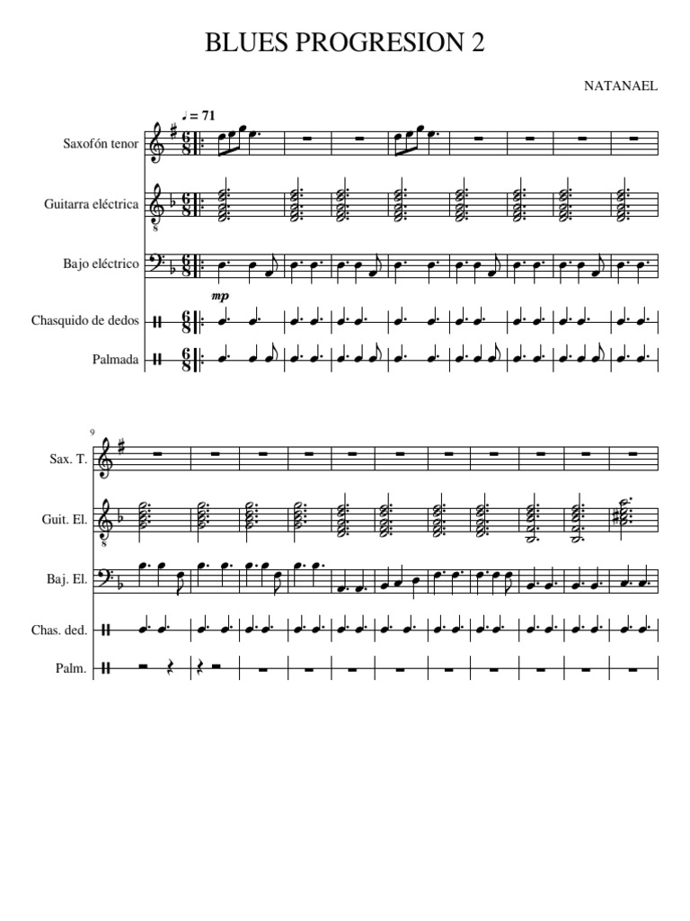 Blues Progresion 2 | PDF