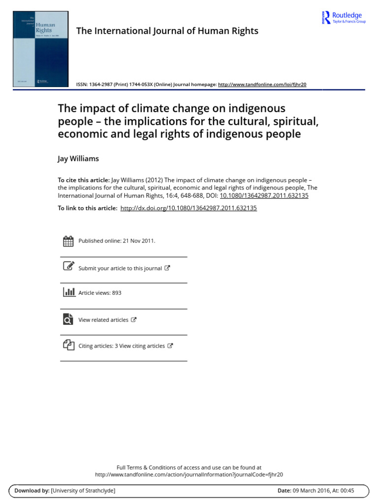 The Impact of Climate Change On Indigenous People The Implications For ...