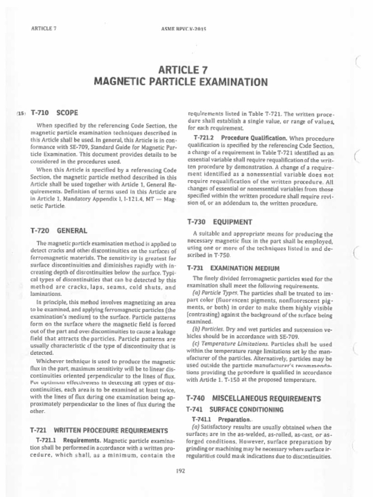 ASME.V Article7 | PDF
