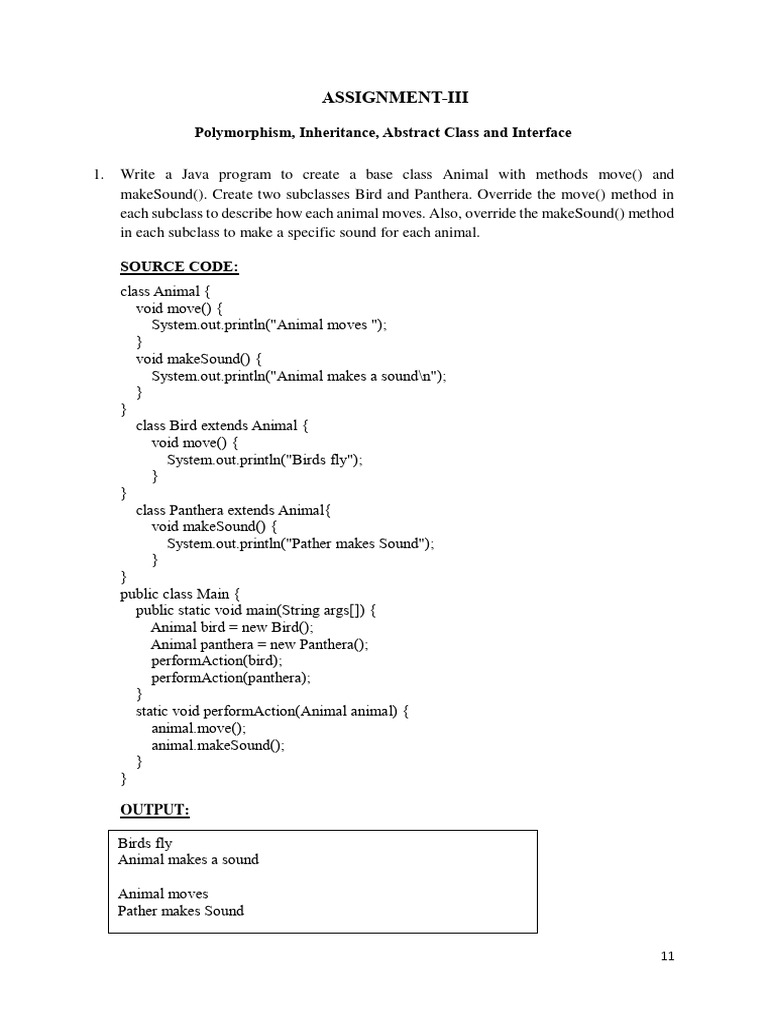 Ir Javalab Assignment3 | PDF | Method (Computer Programming ... Ir Javalab Assignment3 | PDF | Method (Computer Programming ...