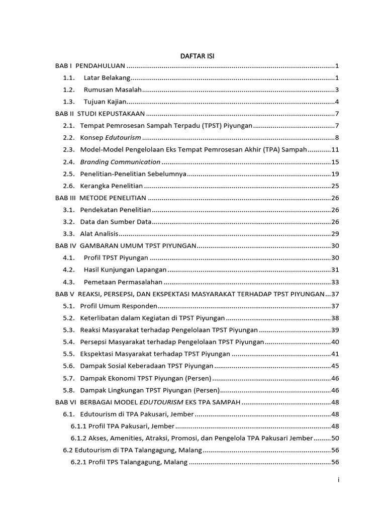 Lapkir Potensi Edutourism Di Eks TPST Piyungan 22092022 Final Banget | PDF