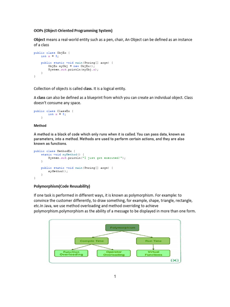 Oop Download Free Pdf Class Computer Programming Inheritance Object Oriented Programming