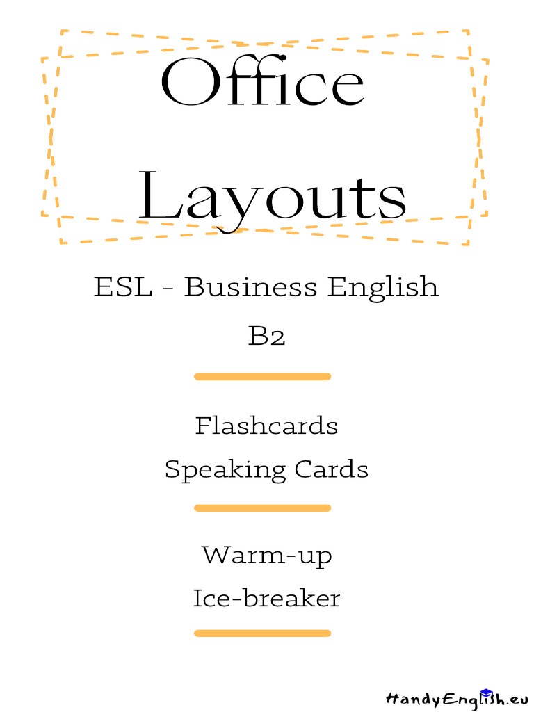 U1 Business English B2 OFFICE LAYOUTS | PDF | Office Work