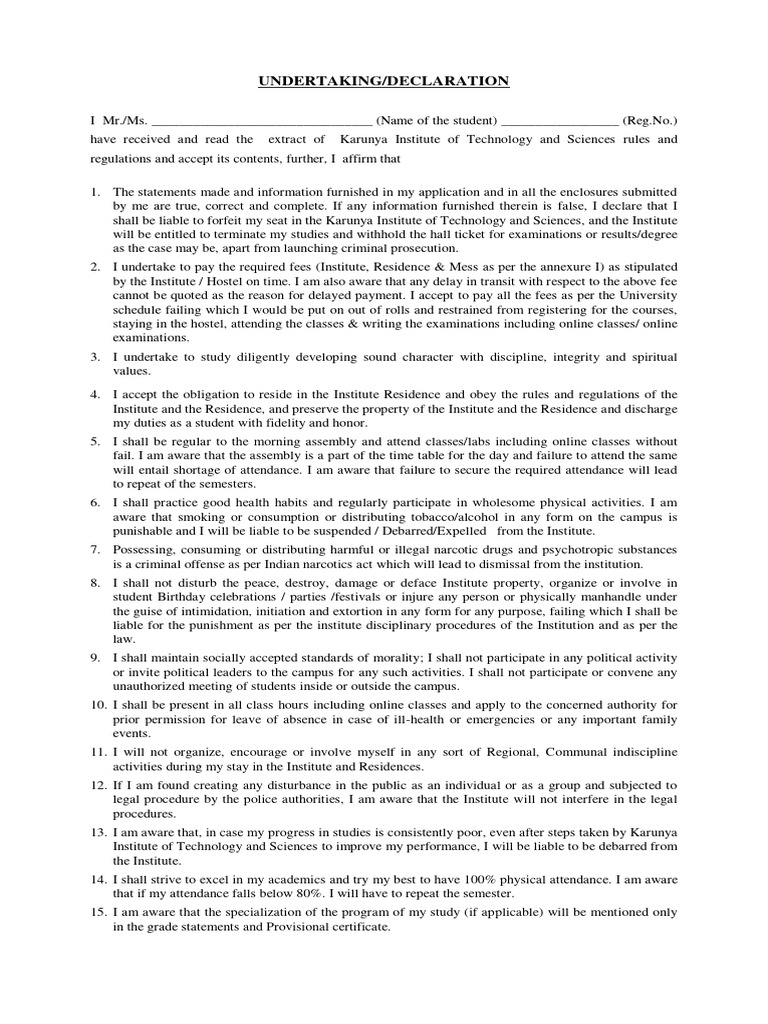 Declaration Form 20 | PDF | Justice | Crime & Violence